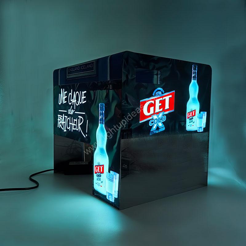A luminous ice wine machine with EL lighting technology