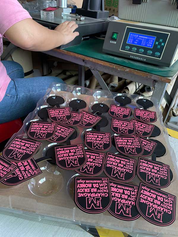 M champagne brand's exquisitely illuminated champagne labels